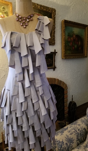 Rare Opulence | Dresses | Rare Opulence Dove Grey Party Dress | Poshmark